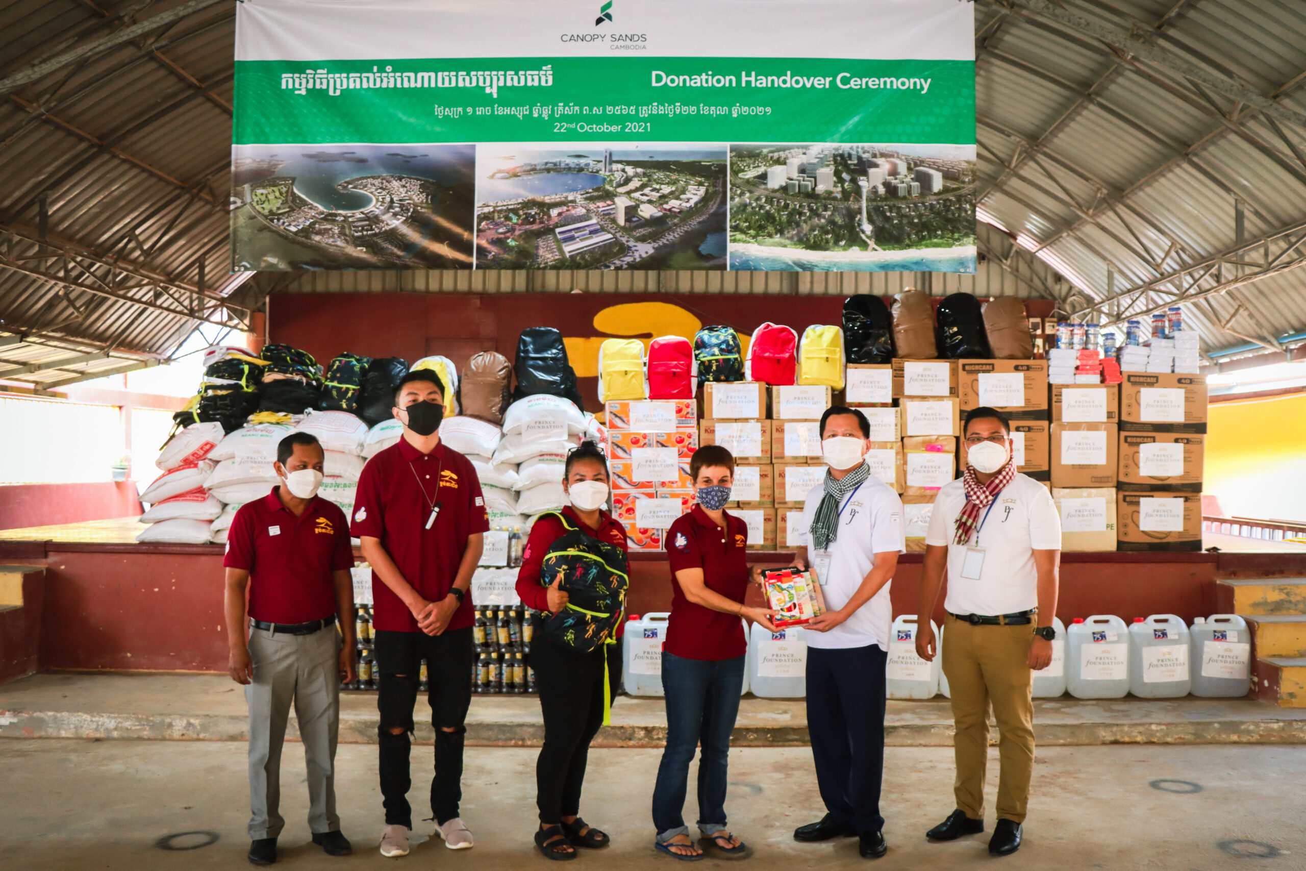 ក្រុមហ៊ុន Canopy Sands ផ្តល់កញ្ចប់ថែទាំដល់អង្គការថែទាំកុមារ ម្លប់តាប៉ាង ...