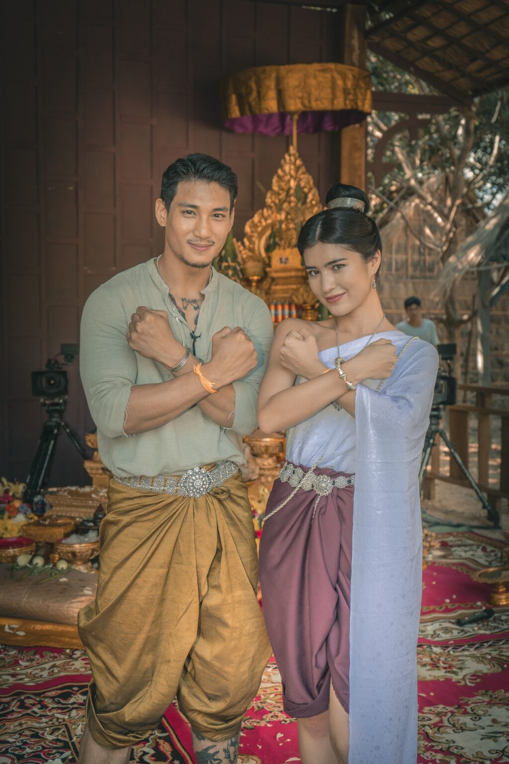ស្អាតព្រមទាំងទេពកោសល្យ Mélia Constantin កំពុងត្រូវប៉ាន់ថត MV