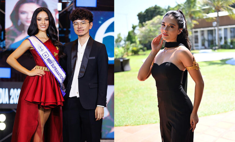 ថ្ងៃបំពាក់ឆៀង Sydney Marith នៅតែជ្រើសយកគ្រឿងអលង្ការបែបខ្មែរ