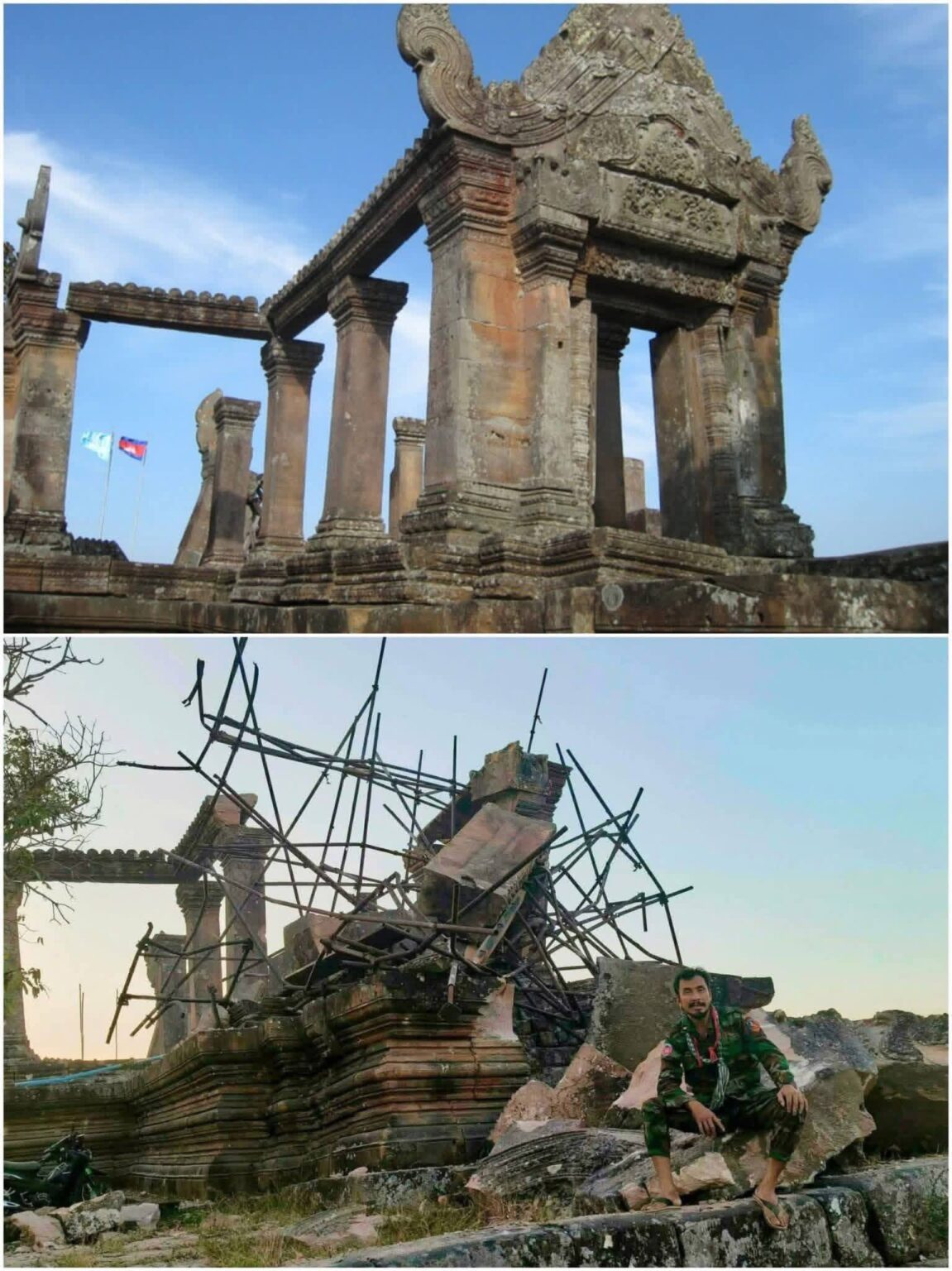 ប្រាង្គប្រាសាទព្រះវិហារខូចខាតជាង ១៤០ កន្លែង និងតំបន់ជុំវិញ ៤២ កន្លែង ...